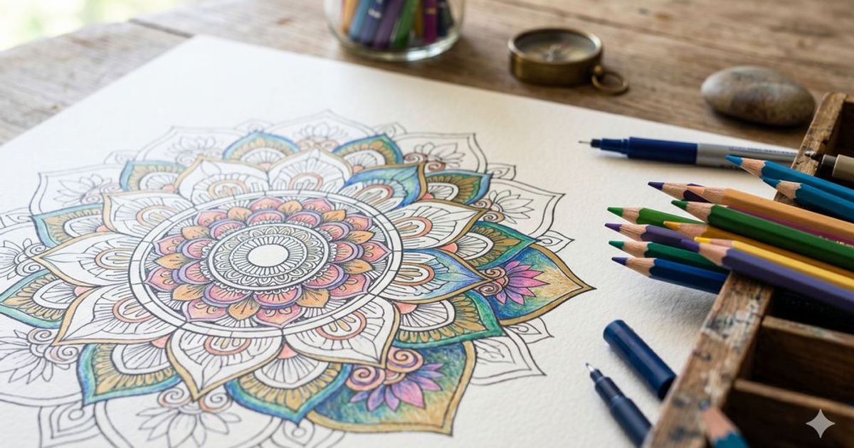 Benefits of Mandalas: How Coloring Reduces Anxiety and Stress