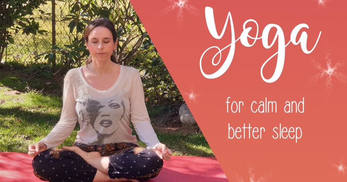 Yoga at home against anxiety and to sleep well, relaxing exercises